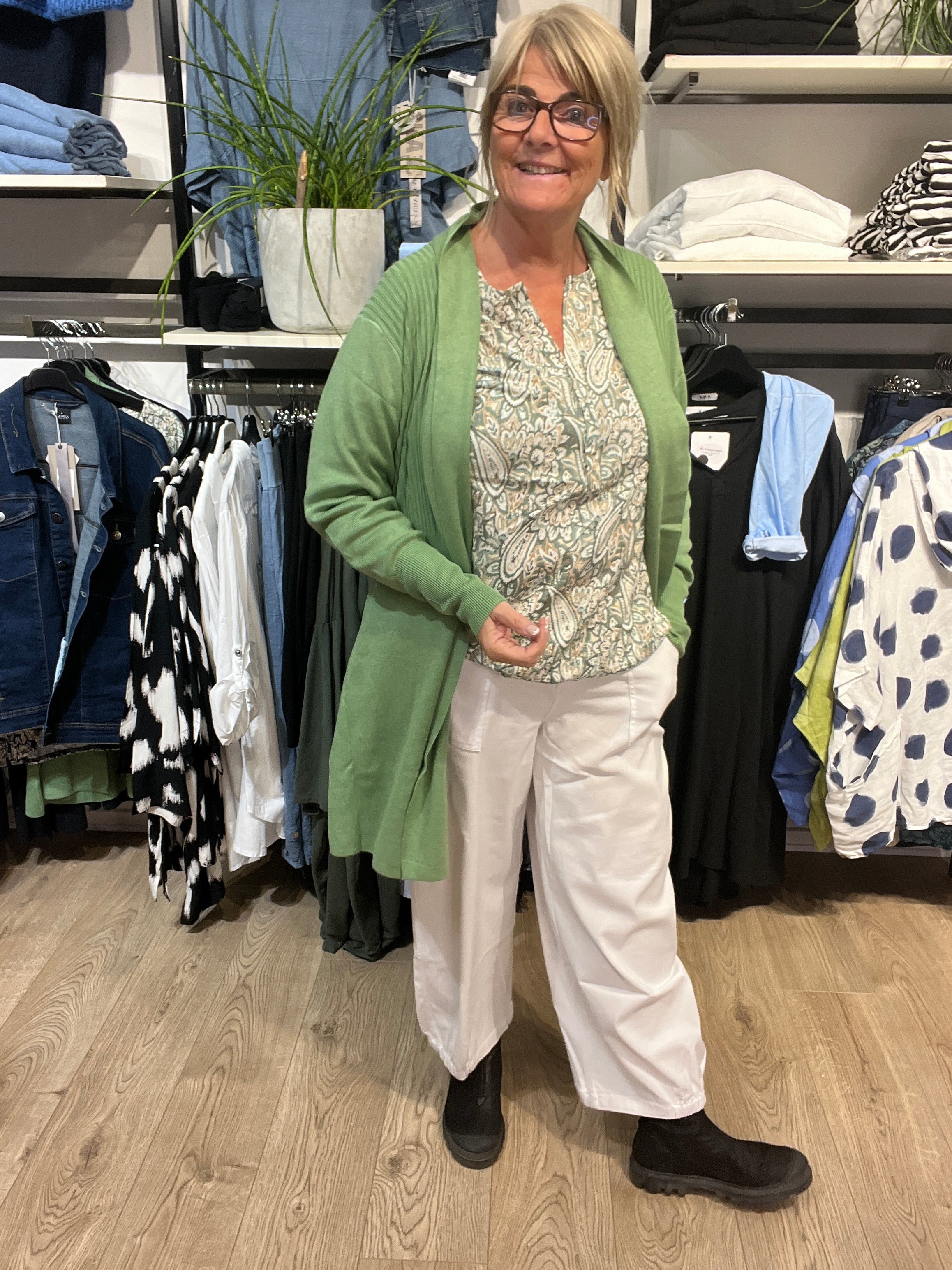 Wasabi-Samanda 2 Strik Cardigan