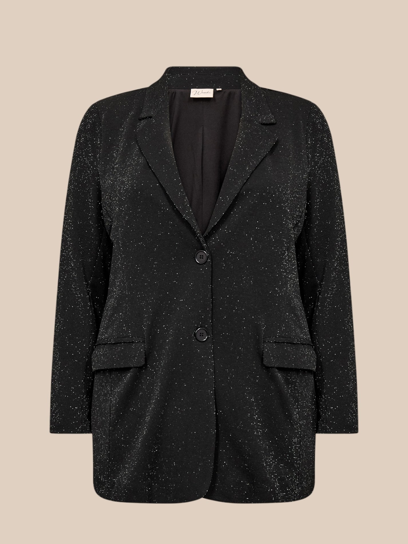 Glimmer blazer til plus size kvinden | Sanja 4 Blazer fra Wasabi